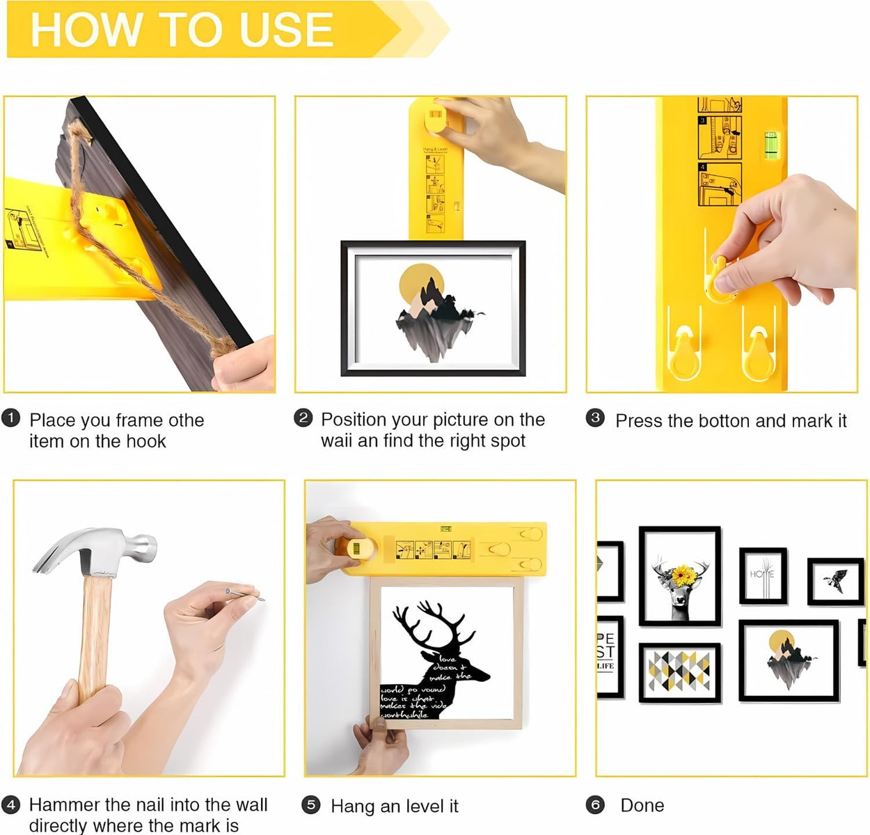 InstaFrame® Easy Picture Hanging Tool – Goodsnova